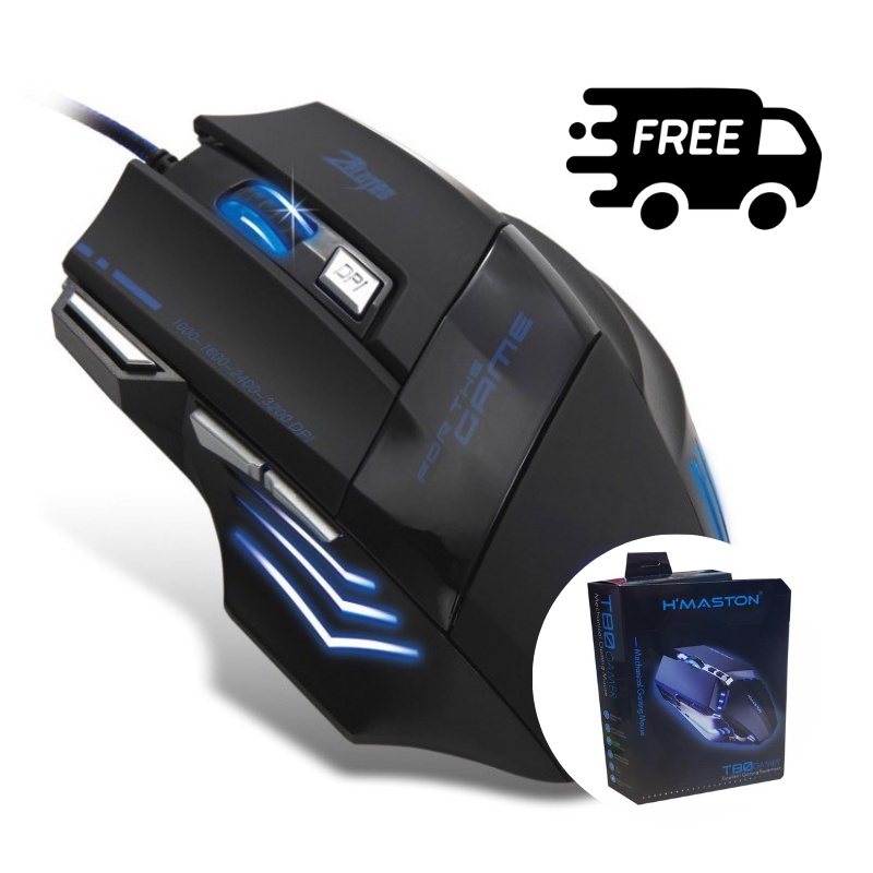 Mouse Gamer RR Relogs Hmaston T80 Gamer | Shopee Brasil