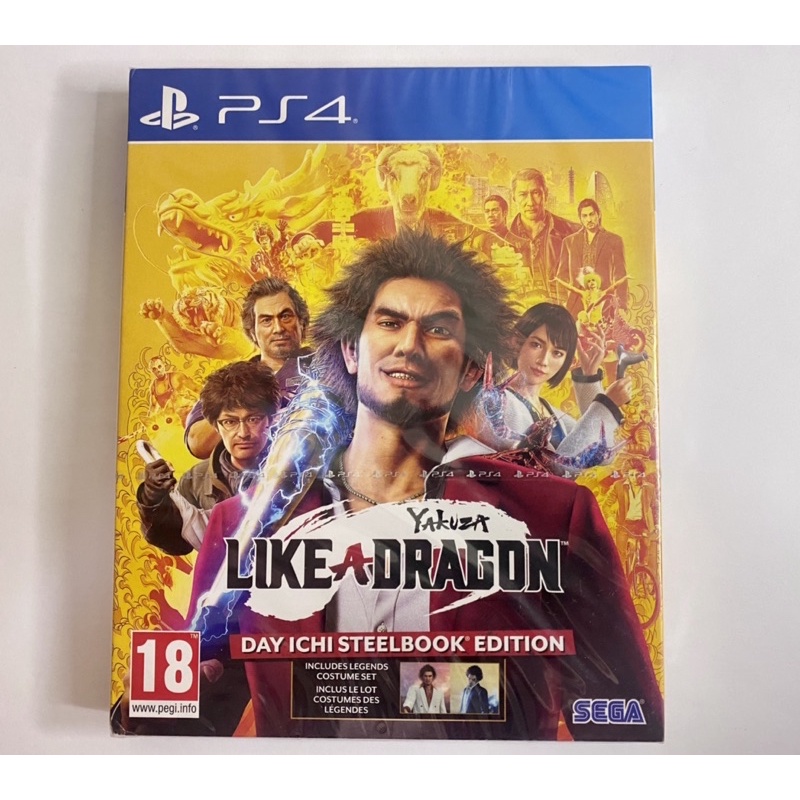 Yakuza Like A Dragon Day Ichi Steelbook Edition Ps4 Shopee Brasil