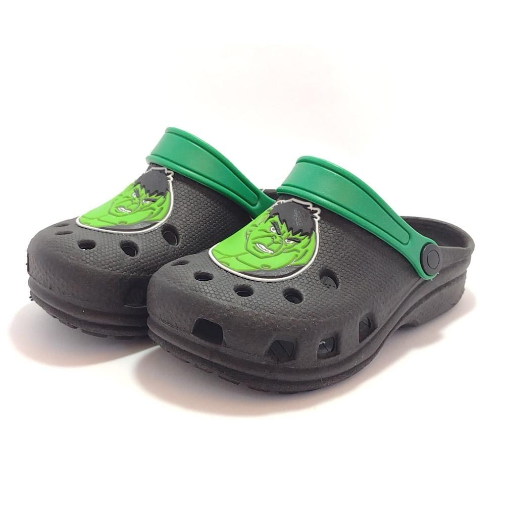 Babuche Crocs Infantil Personagem Hulk Super Heróis | Shopee Brasil