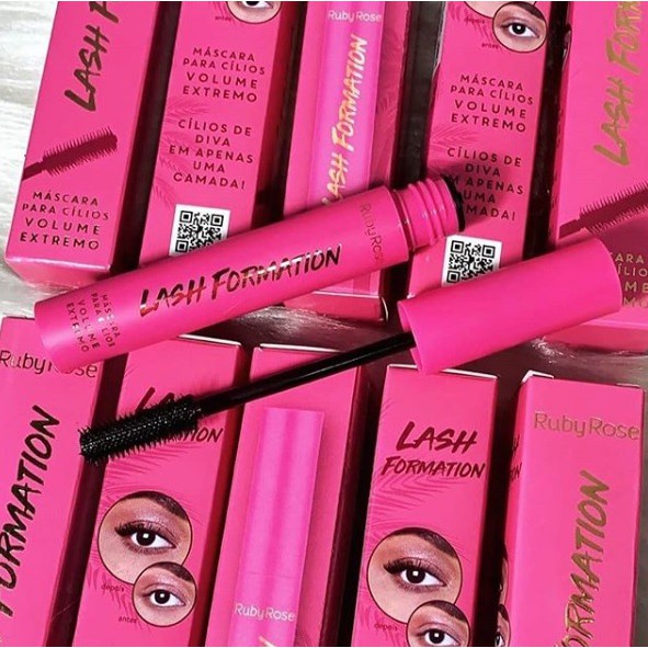 Máscara Para Cílios Rímel Lash Formation Volume Extremo Maquiagem ...