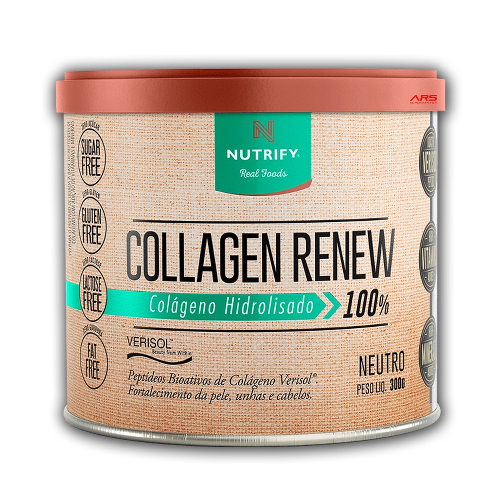 Collagen Renew Colageno Verisol Hidrolisado 300g - Nutrify | Shopee Brasil