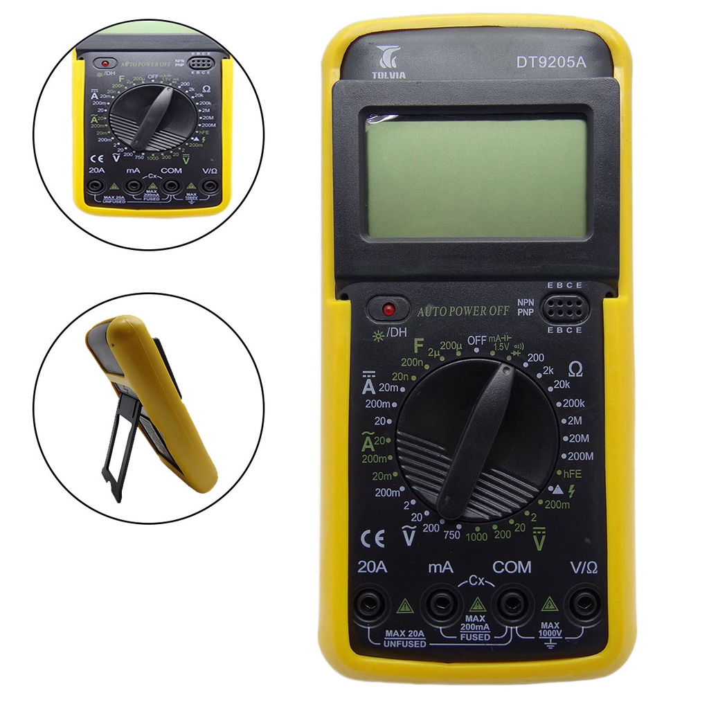 Multímetro Digital Capacímetro Sonoro Dígito Grande | Shopee Brasil