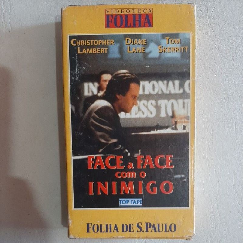 Fita VHS - Face a face com o Inimigo | Shopee Brasil