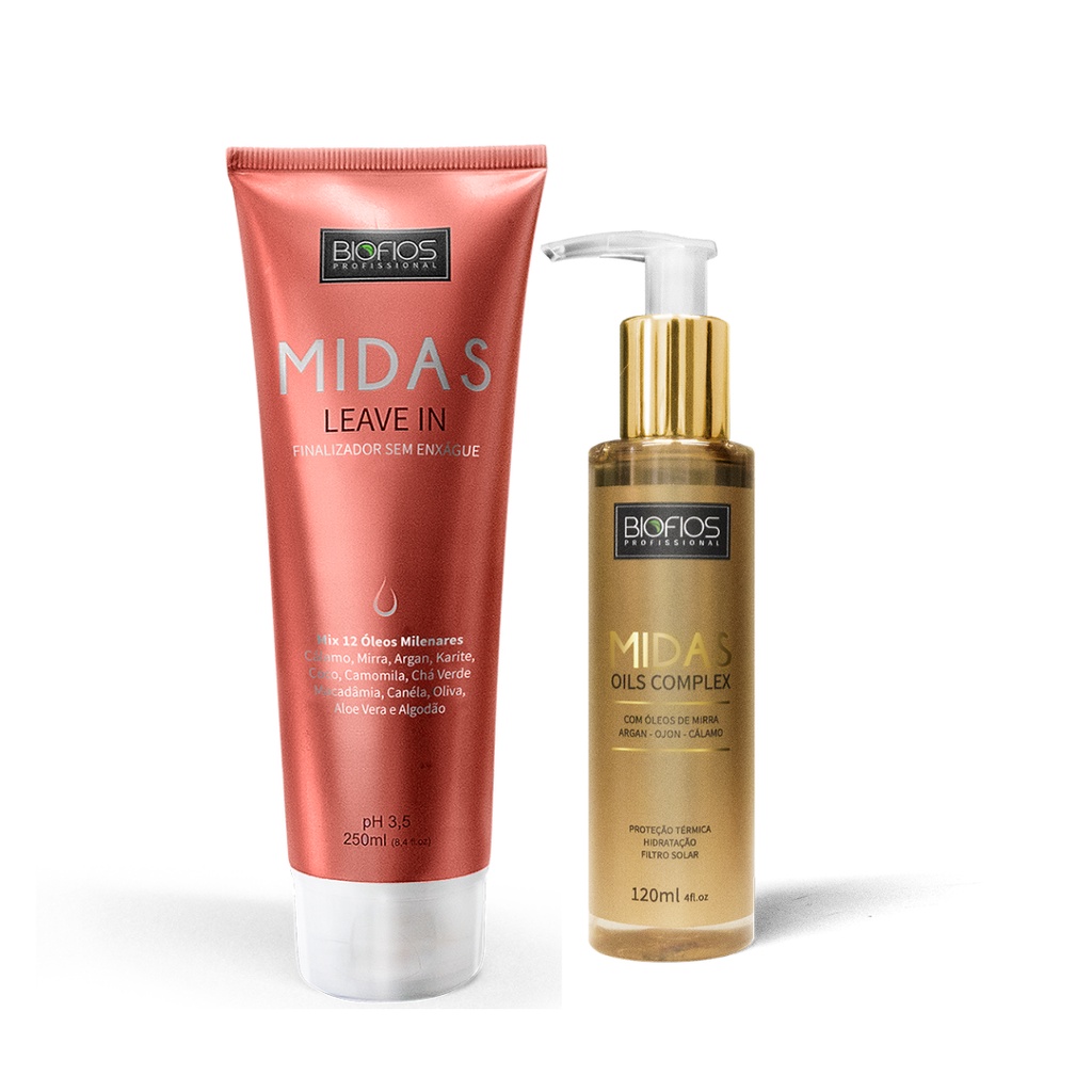 Kit Misturinha Midas - (Oils Complex + Leave-In) | Shopee Brasil