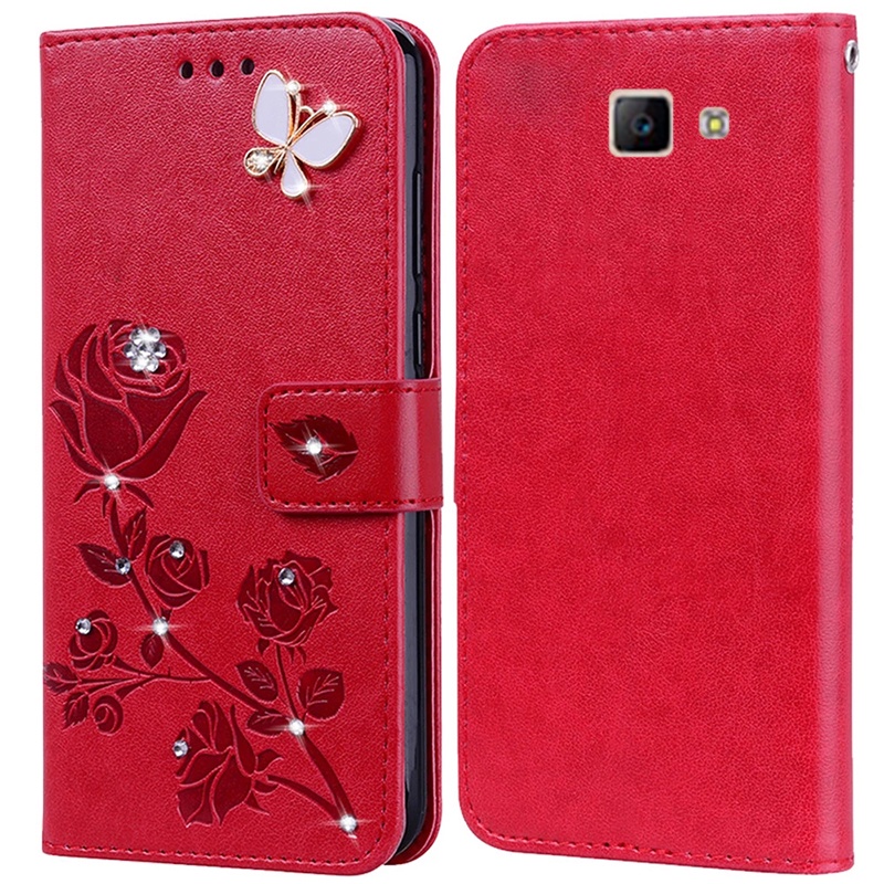 Capa De Rosa Estampa Em Relevo Diamante Para Samsung Galaxy J7 Prime 2 ...