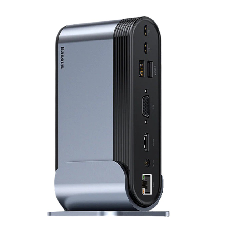 Hub Baseus 16 em 1 Adaptador Multi Portas Entradas USB Tipo-C HDMI VGA ...