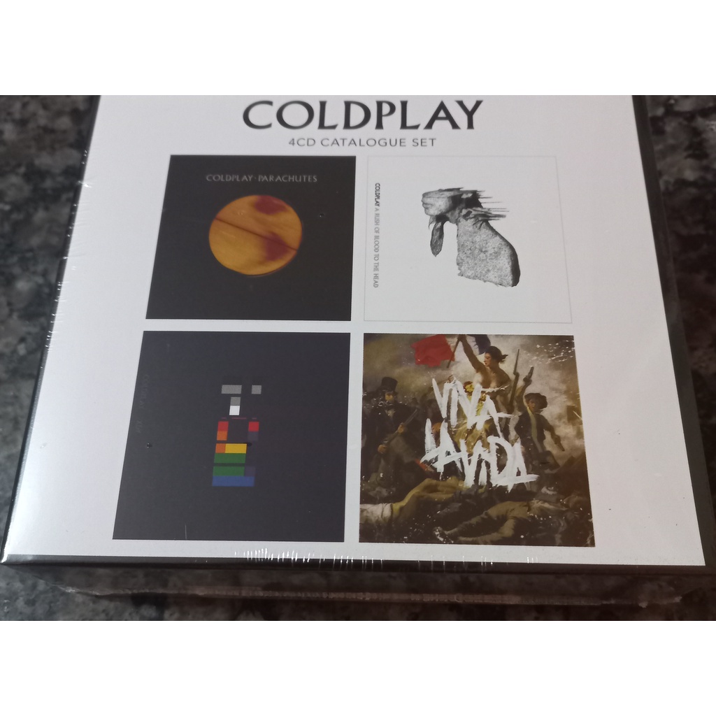 Box 04 Cds Coldplay - 4 Cd Catalogue Set - Lacrado | Shopee Brasil