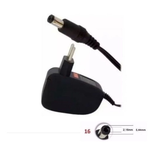 Fonte 12v 1.5a Pino Plug P4 Bivolt Led Fonte Camera Cftv | Shopee Brasil
