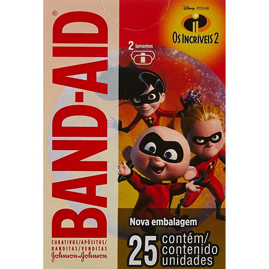 Band-aid Os Incriveis 2 - 25 unidades | Shopee Brasil