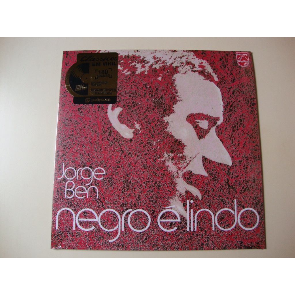 LP – Vinil – Jorge Ben – Negro é Lindo – Lacrado, 180 gramas | Shopee ...