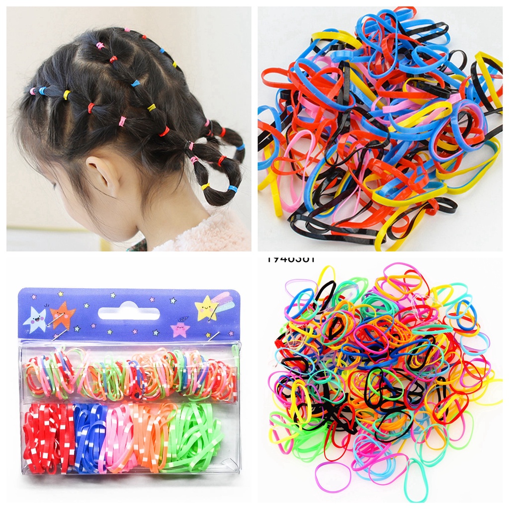 Mini Xuxinha Elastico Para Cabelo Infantil Silicone Varias Cores ...