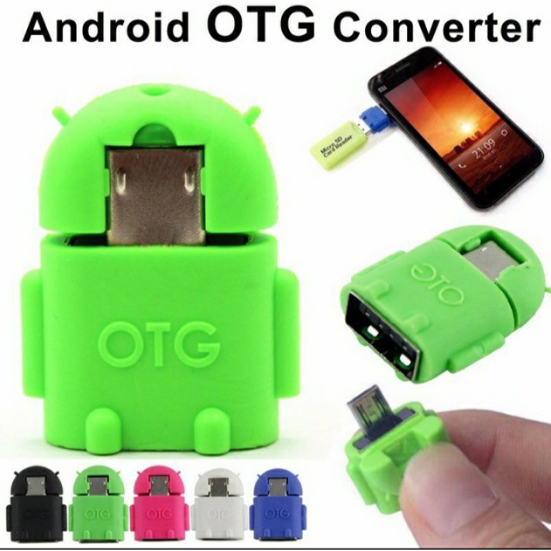 Adaptador OTG -- V8 --Para USB Android Robô Para Celular E Tablet OTG ...
