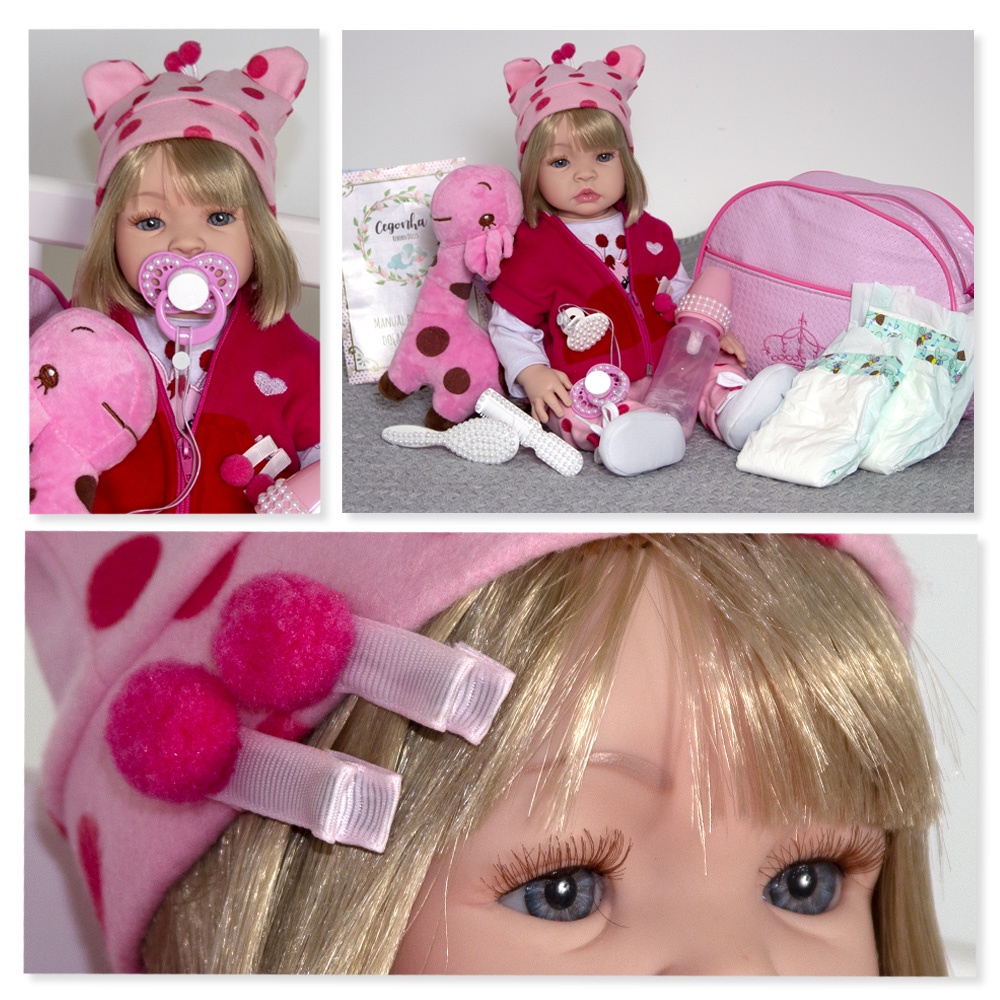 Boneca Adora Barata Reborn Baby Alive Loira Shopee | Shopee Brasil