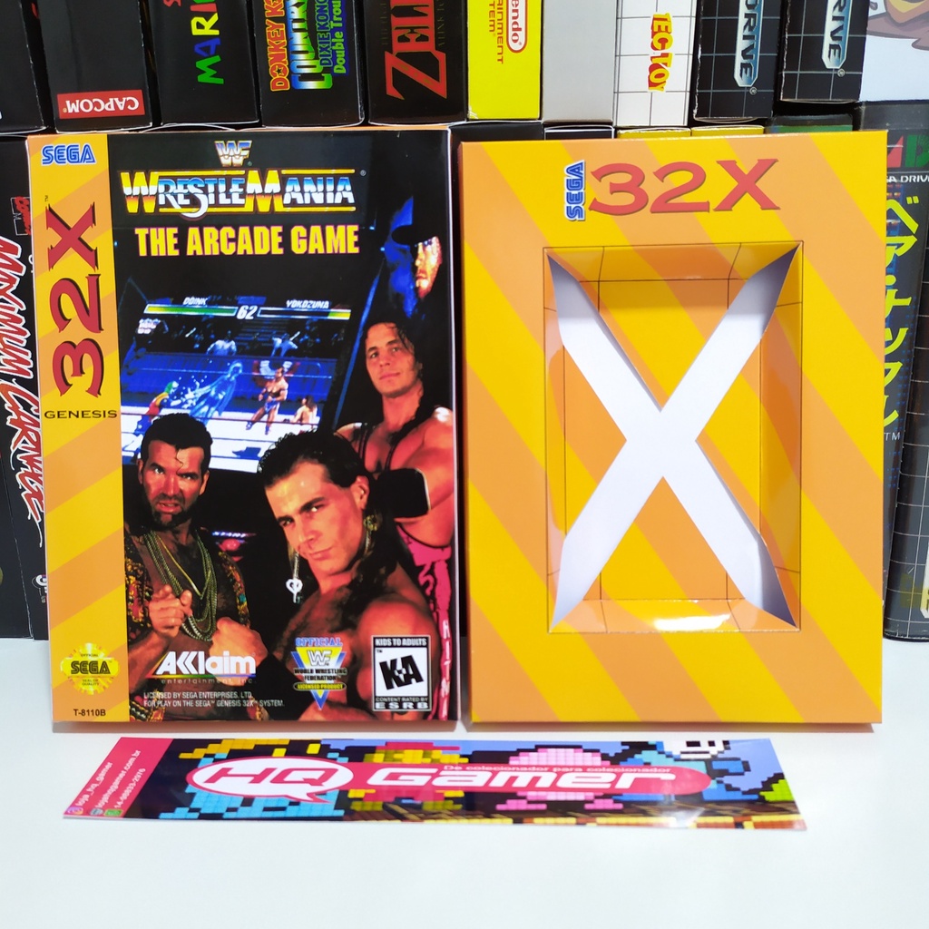 WWF WrestleMania - The Arcade Game - Caixa do Jogo (Sega 32x) | Shopee ...