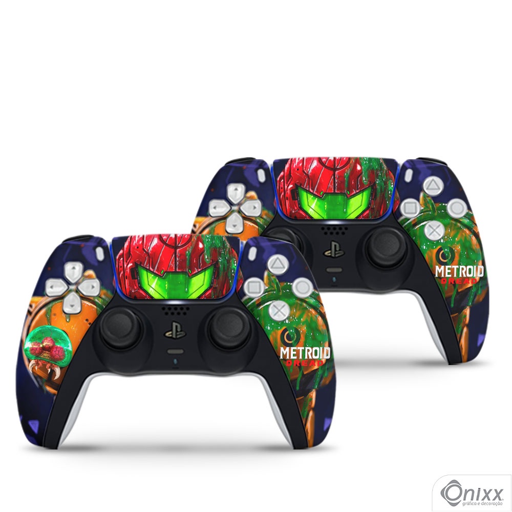 Skin PS5 JOYSTICKS Adesiva Metroid Dread | Shopee Brasil