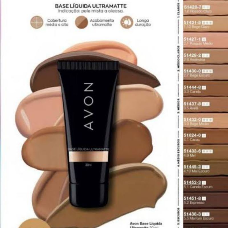Base Liquida Ultramatte Avon - 30g | Shopee Brasil