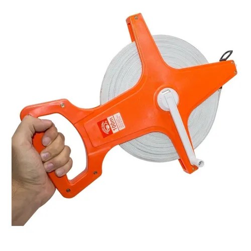 Trena Aberta Fita 100 Metros Fibra Vidro 13mm | Shopee Brasil