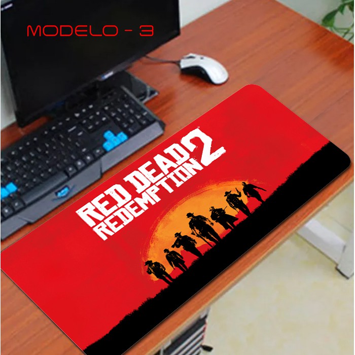 Mouse Pad Gamer Tapete Red Dead Redemption 2 Tamanho 44x25cm ...