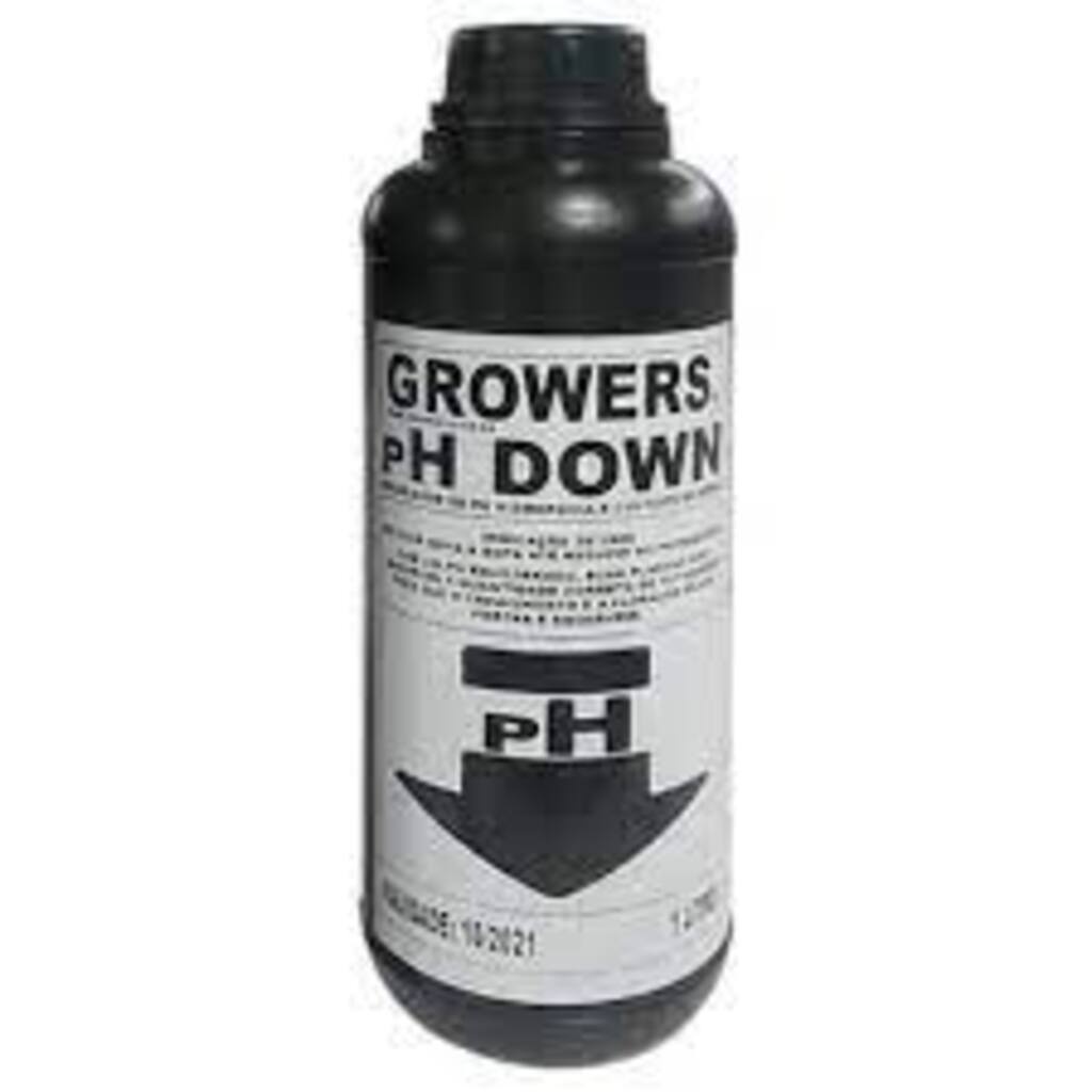 Regulador Ph Down Cultivo Hidroponia Grow 1L | Shopee Brasil
