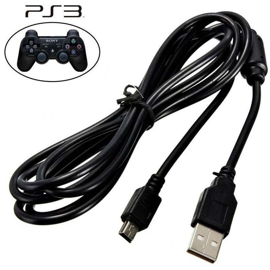 Cabo USB V3 para controle PS3 KTS | Shopee Brasil