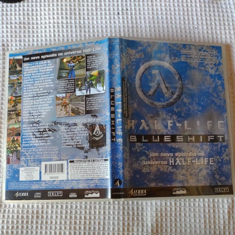 Half-life Blue Shift - Pc Cd-Rom Mídia Física Jogo para Windows - Faz a ...