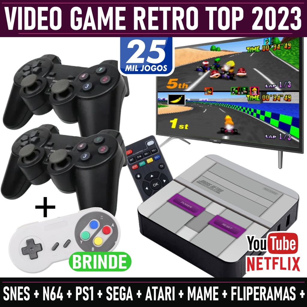video game retro | Shopee Brasil