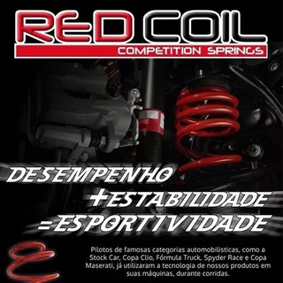 Molas Esportivas Red Coil Sandero 2008 2009 2010 2011 2012 2013 ...