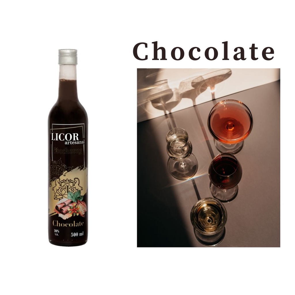Licor De Chocolate Garrafa Premium Licor Artesanal Nacional Fino ...
