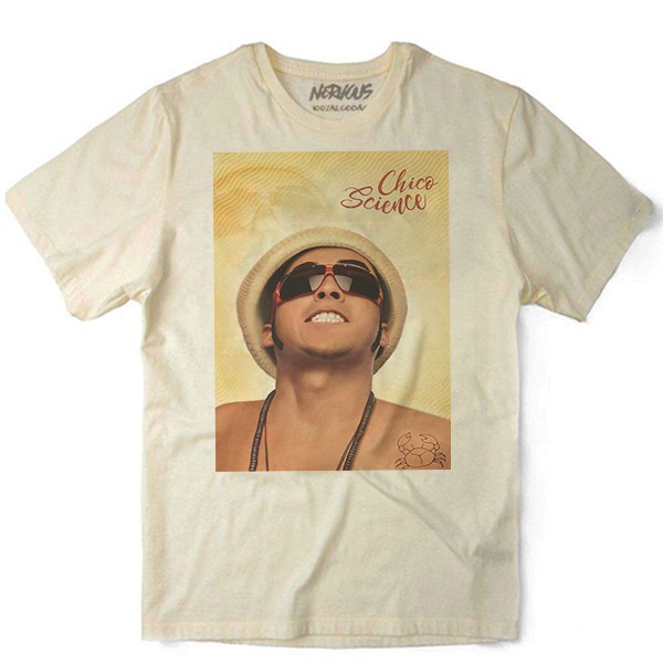 Camiseta Algodao Chico Science Maracatu Atomico Mpb Musica Brasileira ...