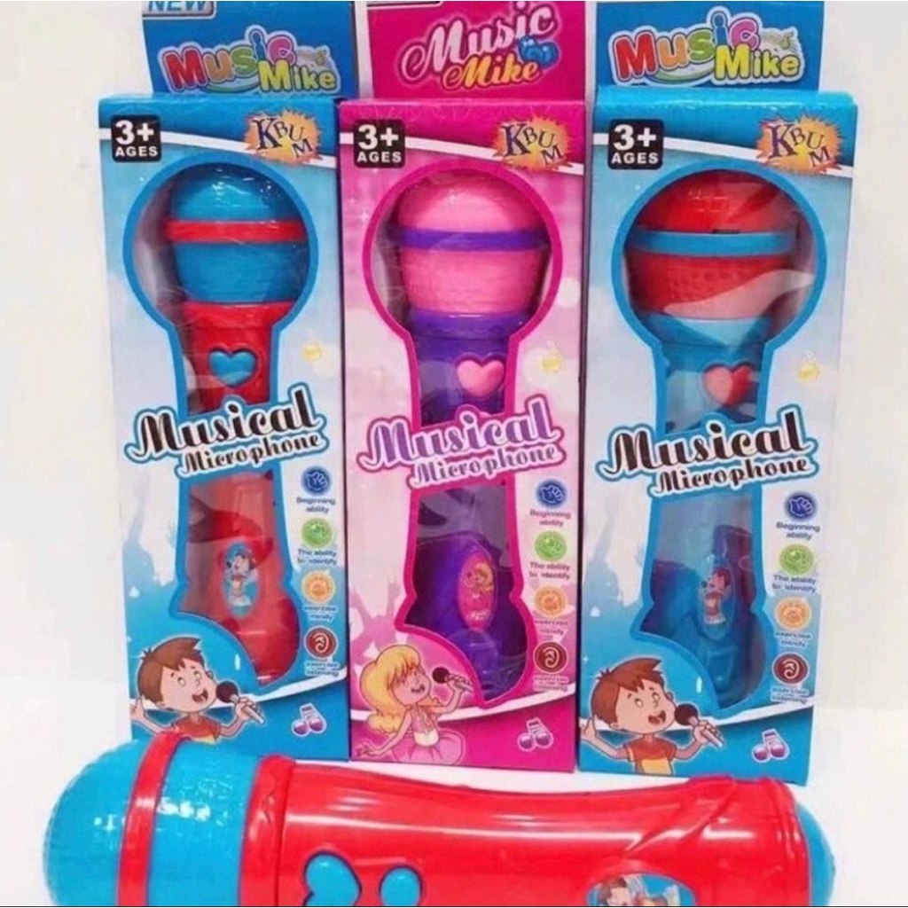 Microfone Musical Infantil Brinquedo | Shopee Brasil