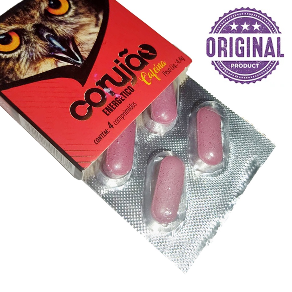 Energético Corujão Suplemento Alimentar com 420mg de Cafeina ...