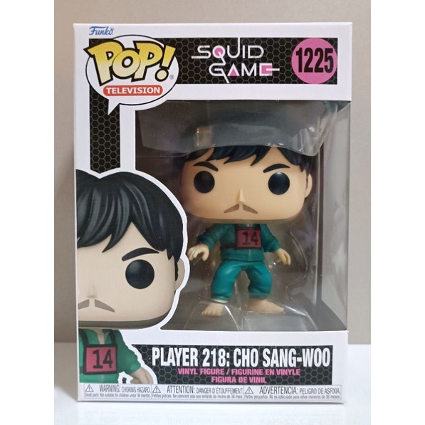Funko Pop Squid Game Player 218: Cho Sang-Woo 1225 | Shopee Brasil