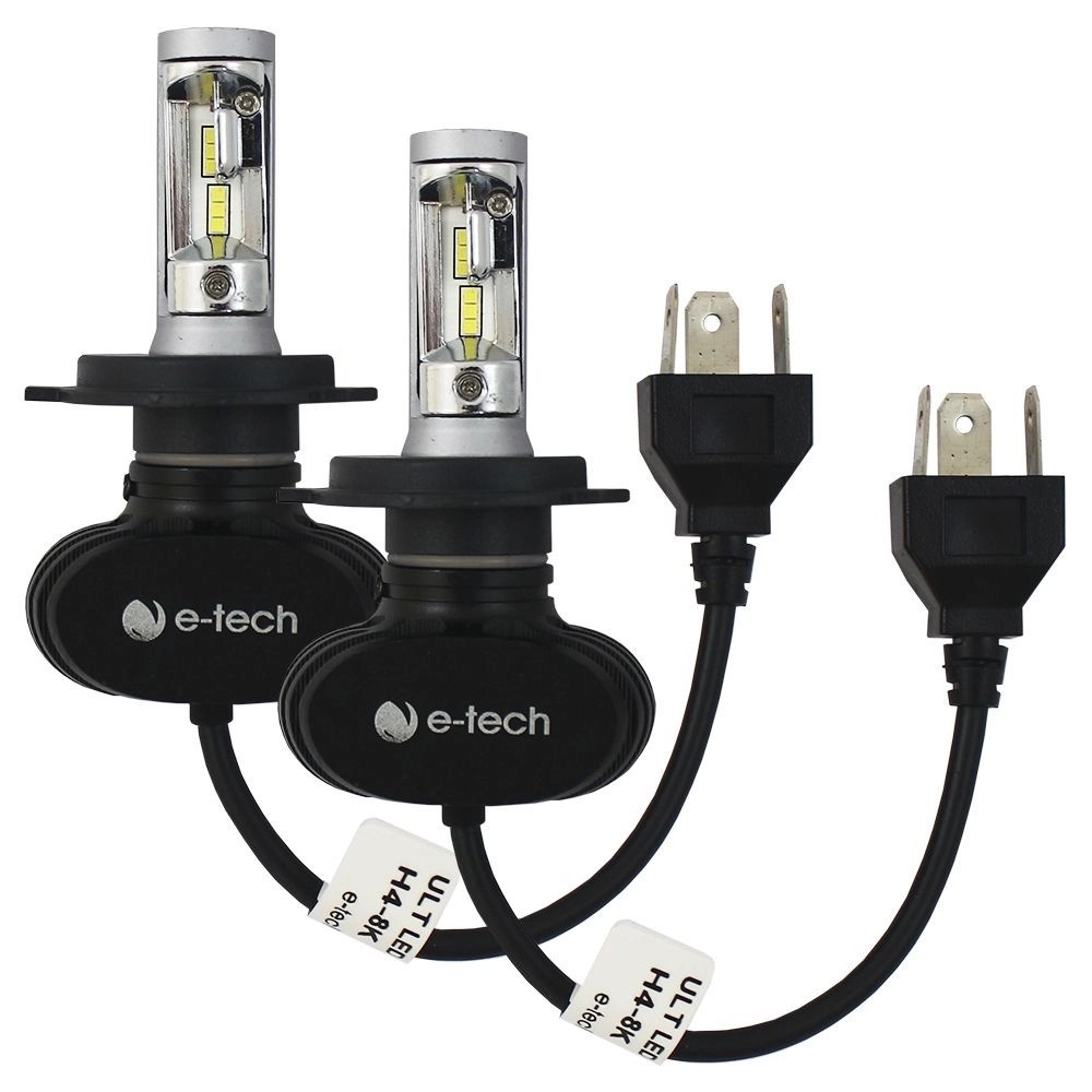 Kit Ultra Led 40w 6000k 8200 Lumens E Tech H4 | Shopee Brasil