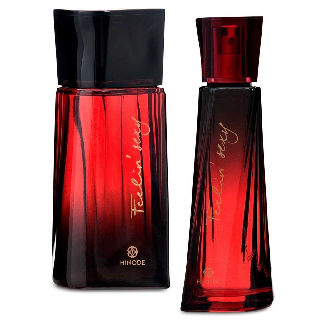Perfumes Hinode Feelin' Sexy Masculino e Feminino - Sintonia Perfeita | Shopee Brasil