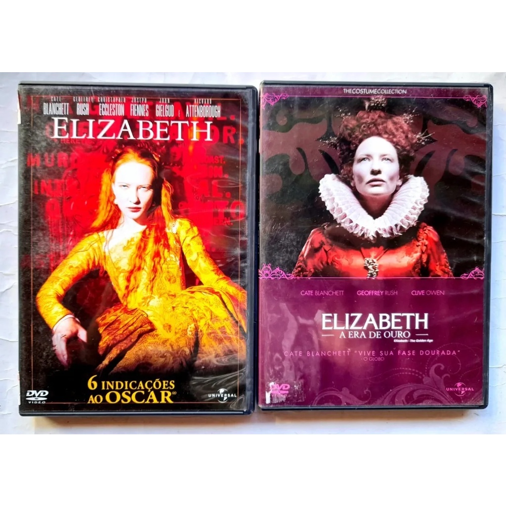 DVD Elizabeth 1 + A Era De Ouro | Shopee Brasil