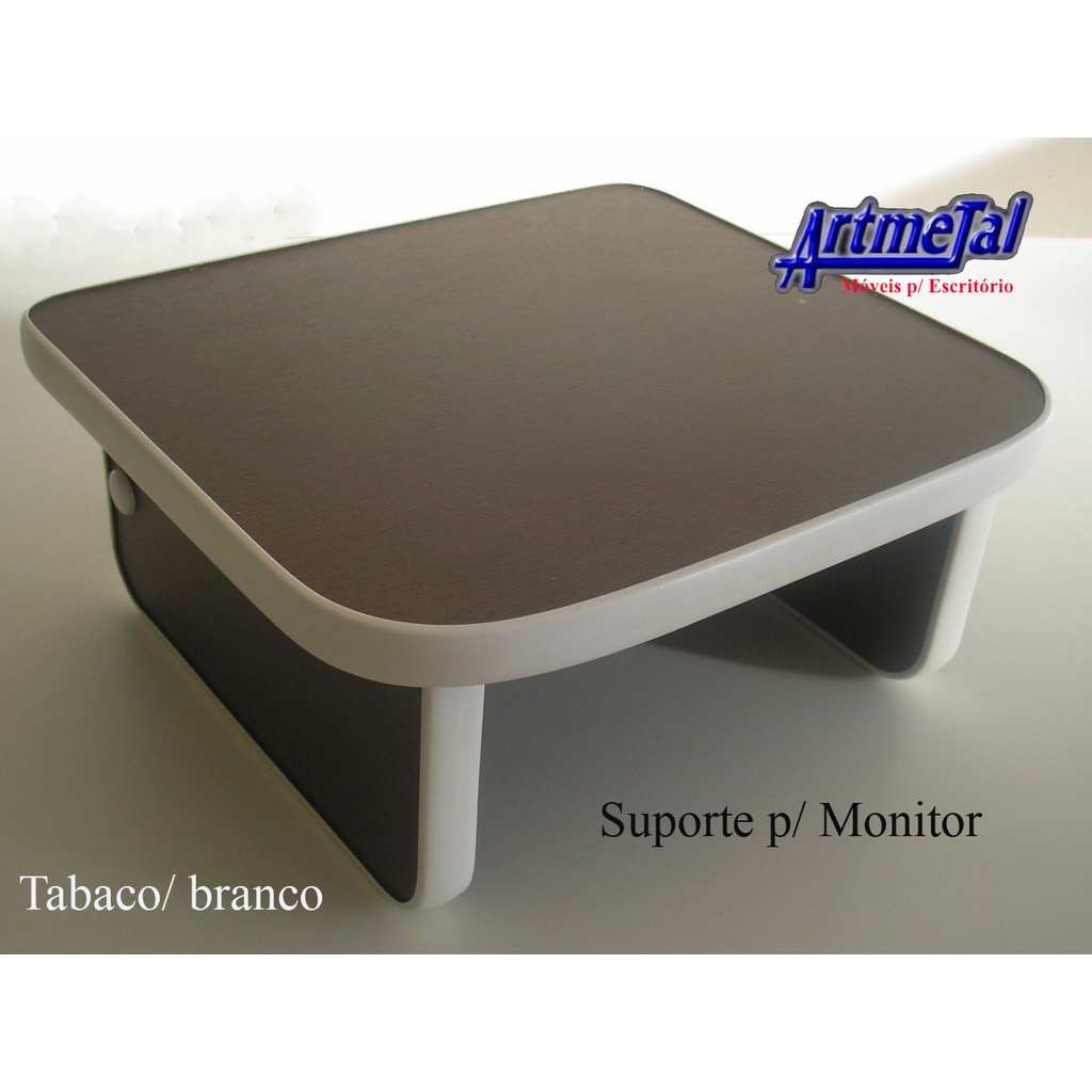 Base Apoio Suporte P/ Monitor Ergonômico 20 Cm Altura | Shopee Brasil