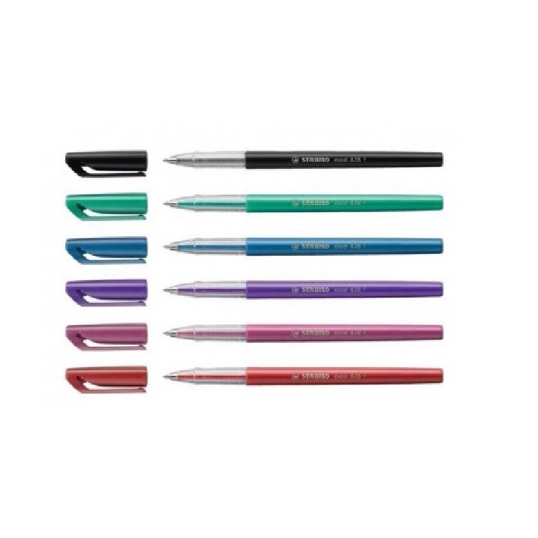 Caneta Stabilo Excel Kit com 6 Cores Sortidas | Shopee Brasil