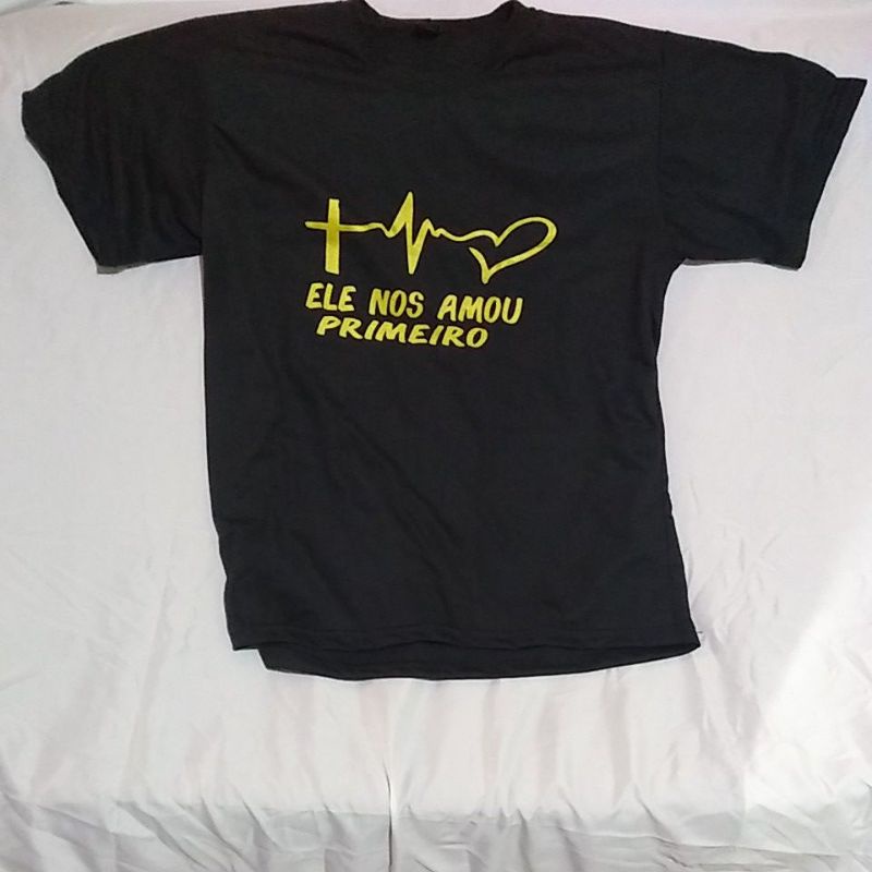 camiseta ele nos amou primeiro | Shopee Brasil