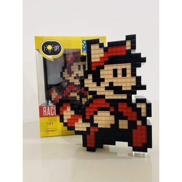 Luminária Pixel Pals - Super Mário Raccoon - Escorrega o Preço