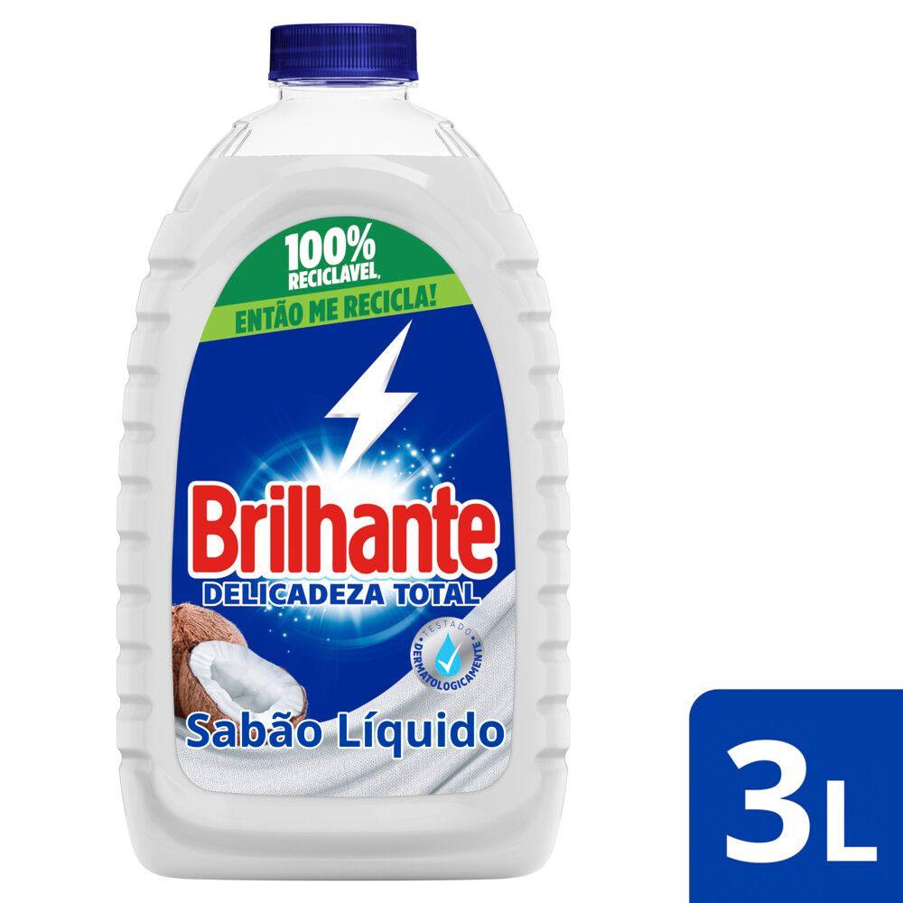 Sabão Liquido Brilhante Delicadeza Total 3L | Shopee Brasil