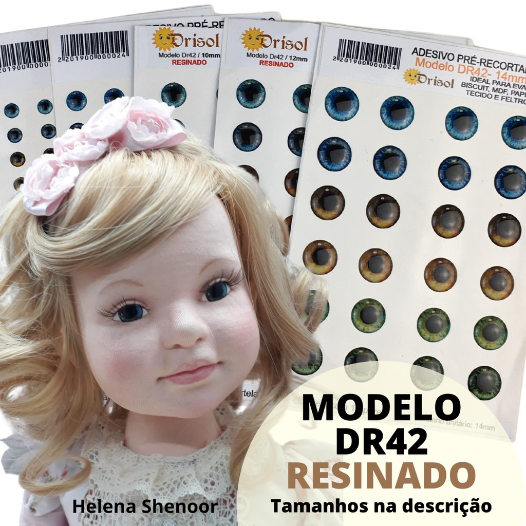 Adesivo De Olho Dr42 - Resinado | Shopee Brasil