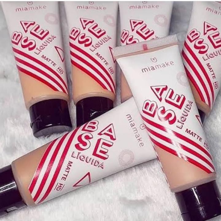 Base Liquida Matte HD Miamake 30ml \ COR BEGE CLARO | Shopee Brasil