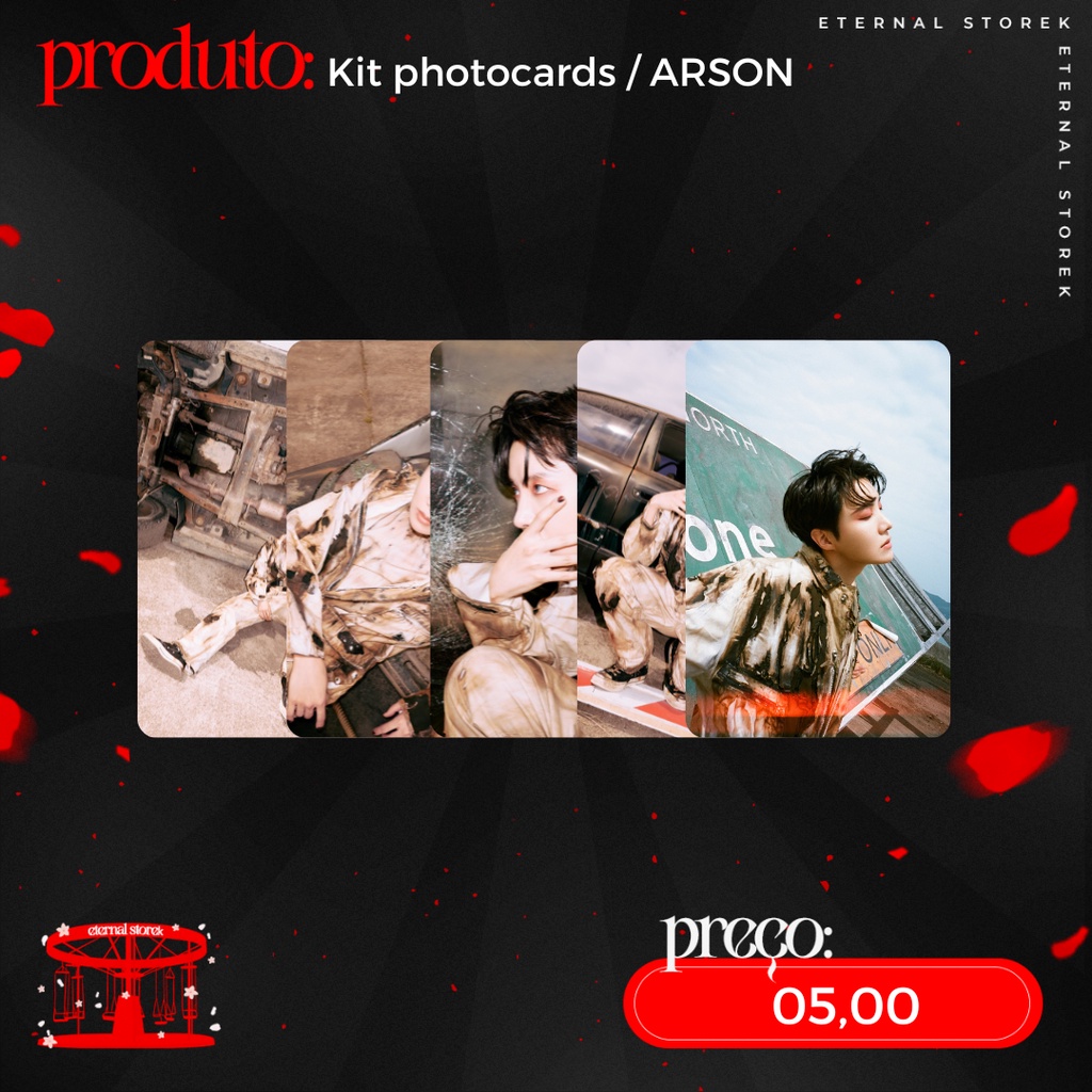 Kit photocards arson vrs 1 / Hoseok | Shopee Brasil