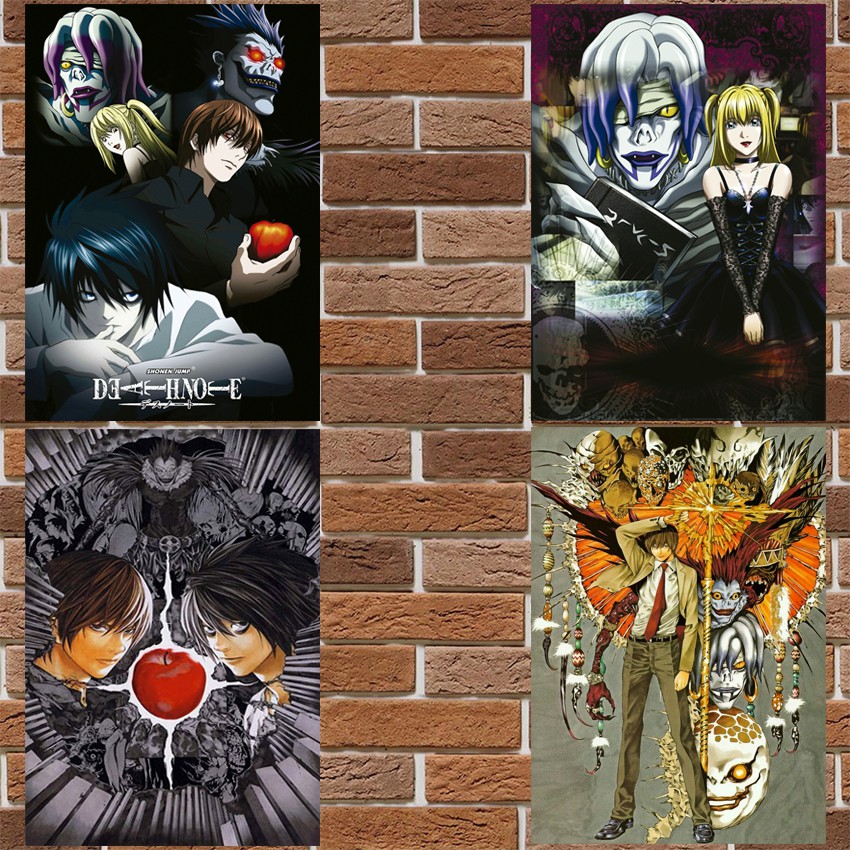 Placa Quadro Decorativo Death Note em MDF | Shopee Brasil