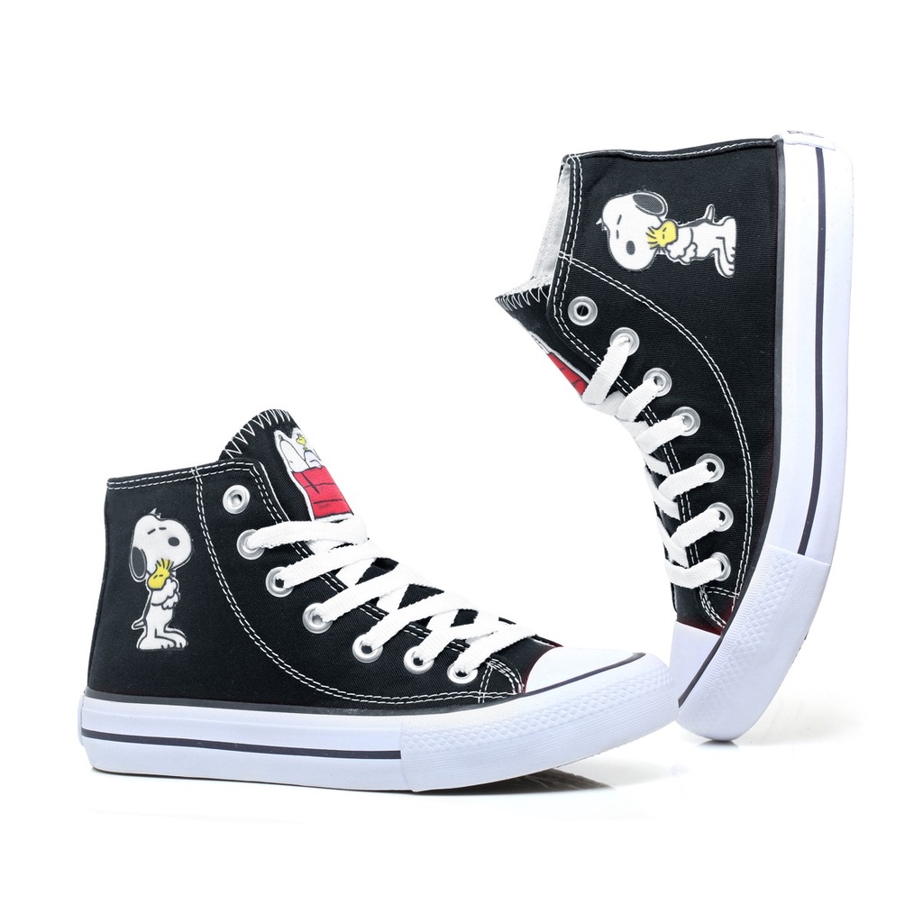 Snoopy Star Tenis Cano Alto Hi Envio Imediato Lançamento | Shopee Brasil