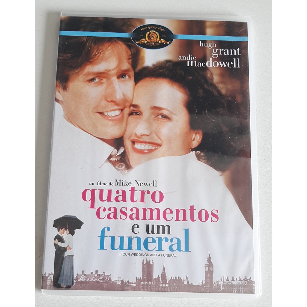DVD Quatro Casamentos E Um Funeral - Slim | Shopee Brasil