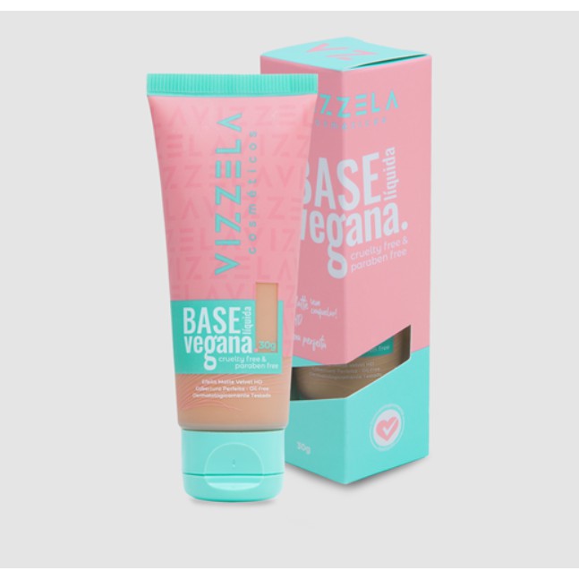 Base Líquida Matte Vegana Vizzela | Shopee Brasil