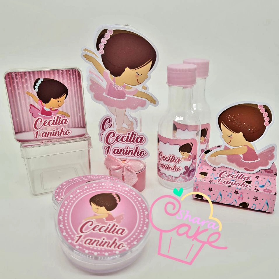 Kit Festa Bailarina - 25 á 50 Peças | Shopee Brasil
