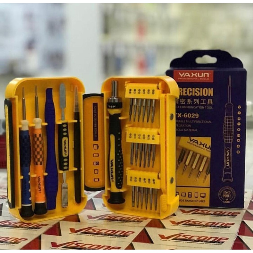 Kit Chaves Ferramentas Yaxun Yx-6029 Profissional 24pcs | Shopee Brasil