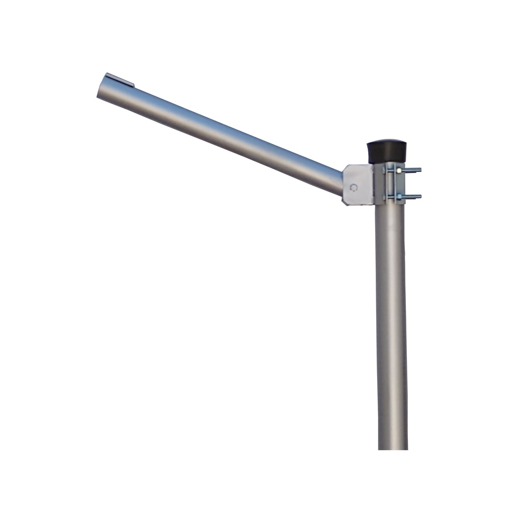 Kit 2 Suporte Haste Barra Aço 60cm Articulado Vertical Poste Com ...